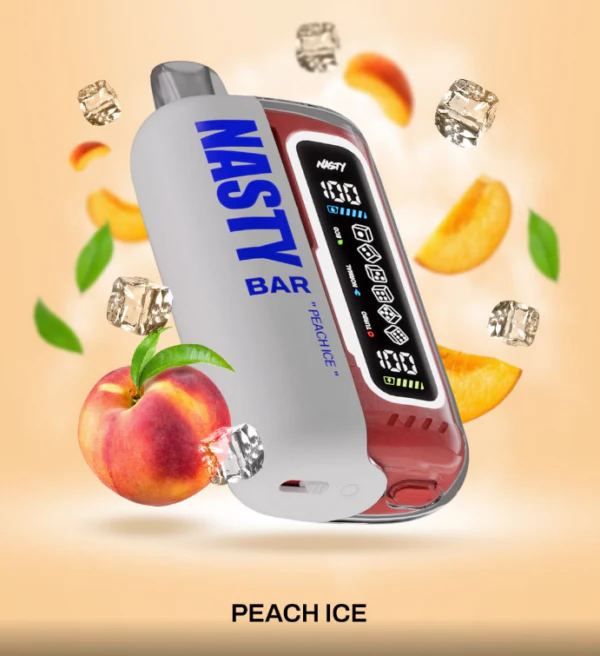 NASTY BAR XL 20K Peach ice 5% Nic – Type C Rechargeable - India Vape ...