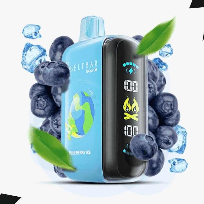 Elf Bar Raya D3 Blueberry Ice – 25000 - India Vape Store | Best Online ...